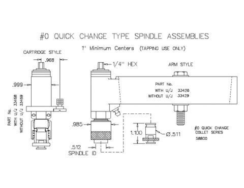 Cartridge and Arm Style Spindle Assemblies - Createch Machine and Design