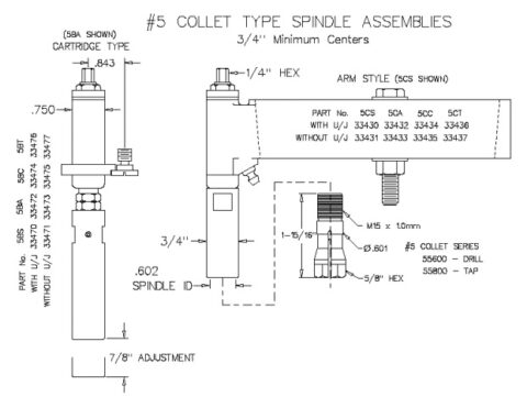 Cartridge and Arm Style Spindle Assemblies - Createch Machine and Design